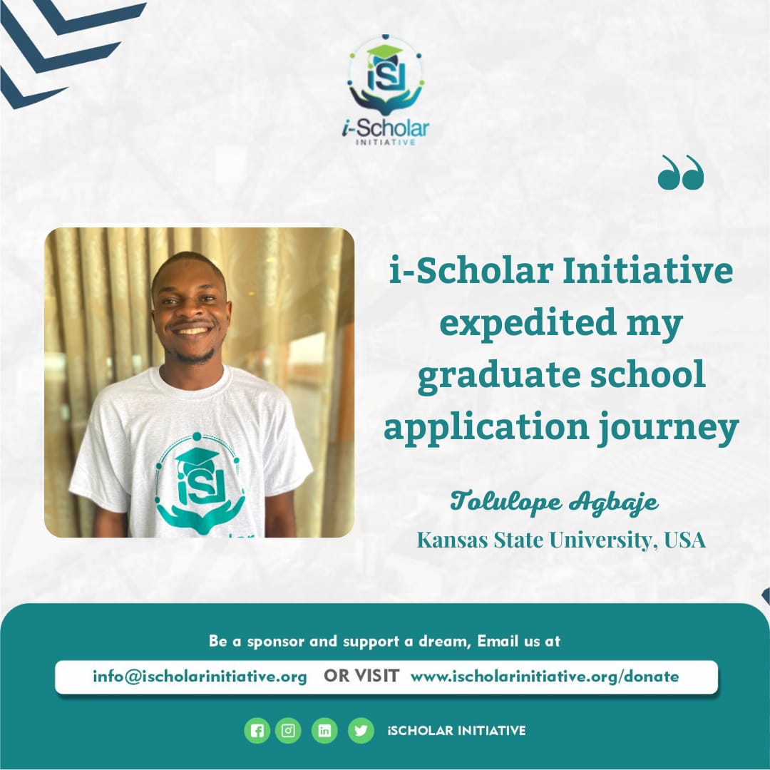Scholarship Alert!! - I-Scholar Initiative